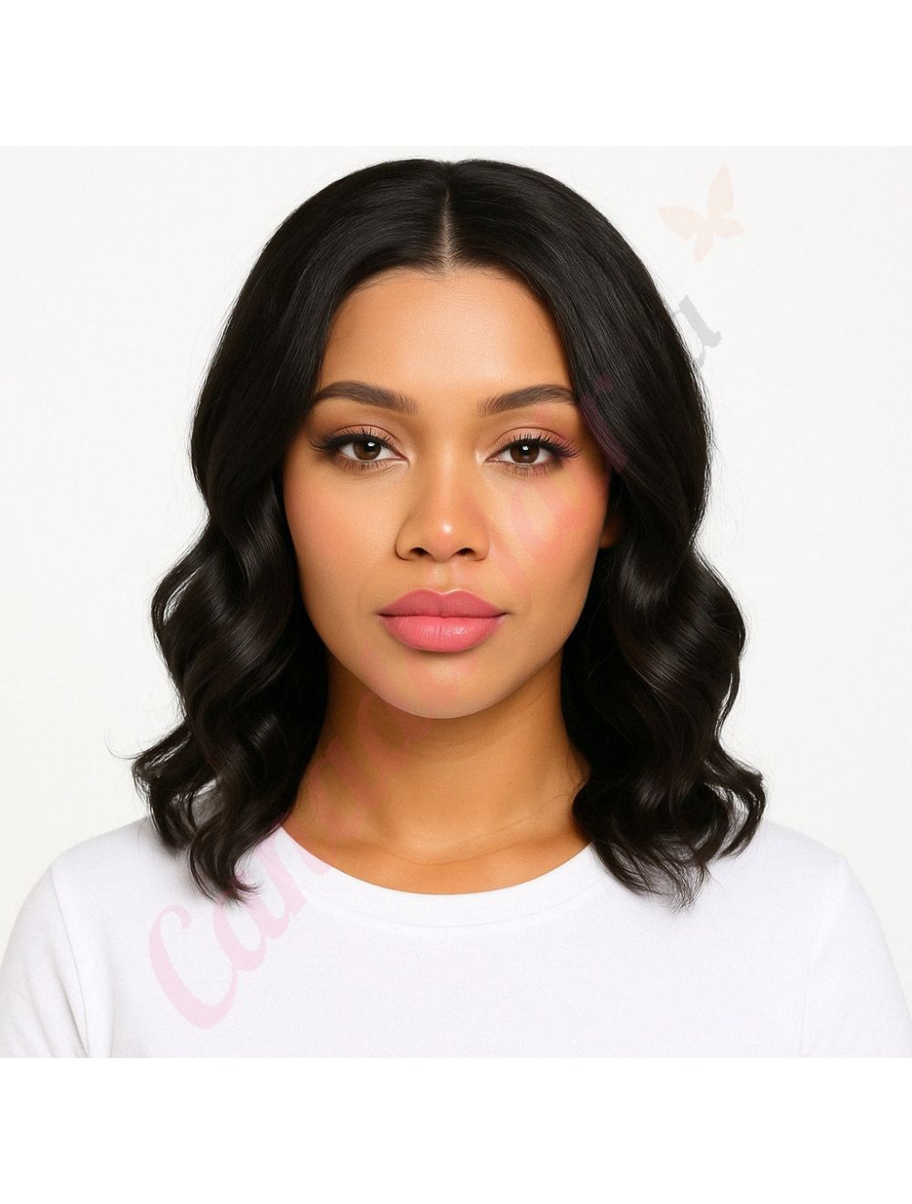 AURORA - SHORT BLACK REMY HUMAN HAIR WIG [FINAL SALE]