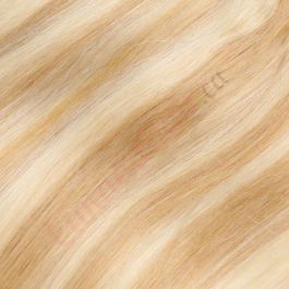 26 inch Sew-ins Weave Human Hair Strawberry Blonde & Bleach Blonde #27/ ...