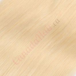 10 inch Topper Full Coverage, Remy Hair Bleach Blonde #613 80g