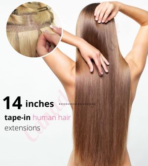 14 Inch Short Tape In Hair Extensions Perfect Length Volume Canada Hair